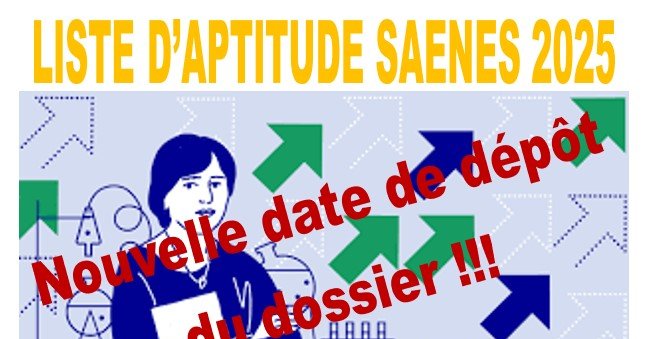 Liste d’aptitude > Liste d’aptitude 2025 SAENES | SNASUB-FSU Normandie